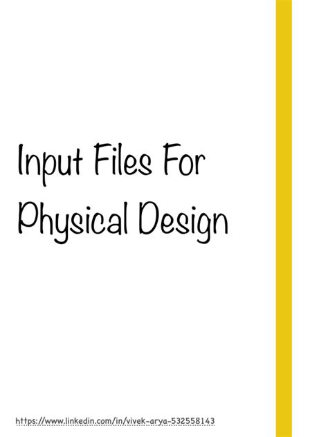 Inputs For Pd Pdf Information And Communications Technology Design