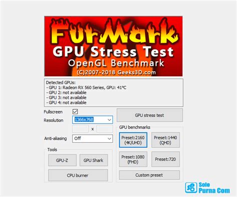 Cara Tes Vga Bekas Dengan Aplikasi Furmark