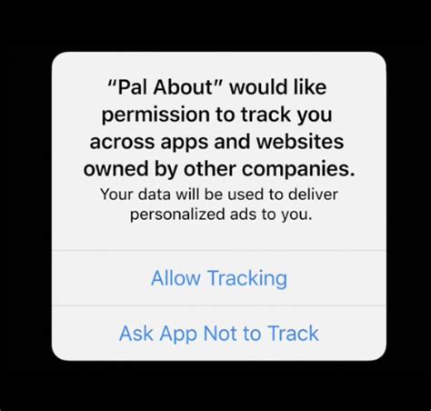 How Tracking Permission Screen Will Work On IOS