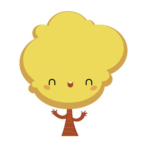 Pohon Kawaii Kartun Gambar Gratis Di Pixabay Pixabay