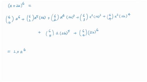 SOLVED Use The Binomial Theorem To Expand Each Binomial And Express The