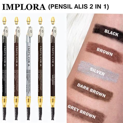Jual Implora Pensil Alis Eyebrow Pencil 25g Implora Soft Brow Pensil Alis Serut Rautan Pensil