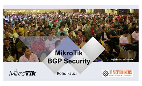 Mikrotik Bgp Security Mum 2014 Rofiq Fauzi Pdf Computer