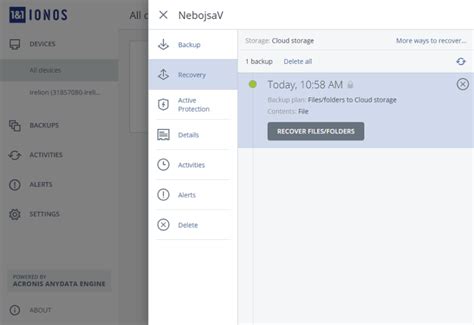 1and1 Ionos Cloud Backup Review Updated 2025