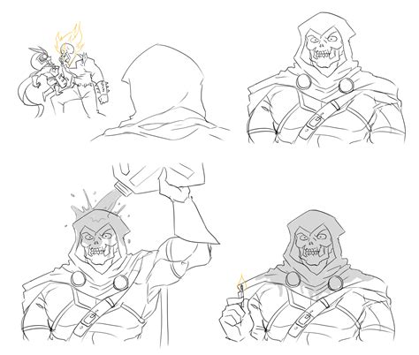 Ghost Rider Viewtiful Joe And Taskmaster Marvel Vs Capcom And 2 More Drawn By Matsu Sensei