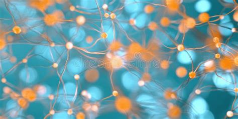 Intricate Neural Network Connections In A Digitally Enhanced Visualization With Vibrant Colors