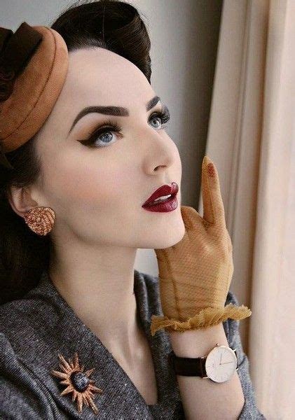 Retro Hair And Makeup Ideas That Will Transport You To Another Era Penteados Maquiagem Retrô