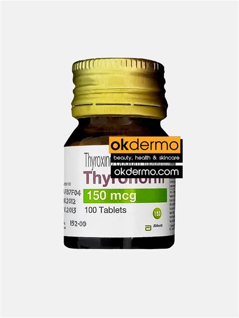 Thyronorm® Levothyroxine Tablets Okdermo Skin Care
