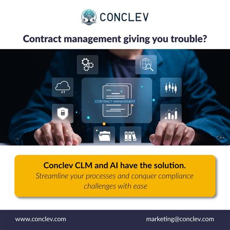 How Conclev Clm And Ai Can Streamline Contract Management Conclev Ai Posted On The Topic