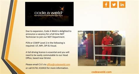 Code A Weld On Linkedin Dont Forget Code A Weld Are Still
