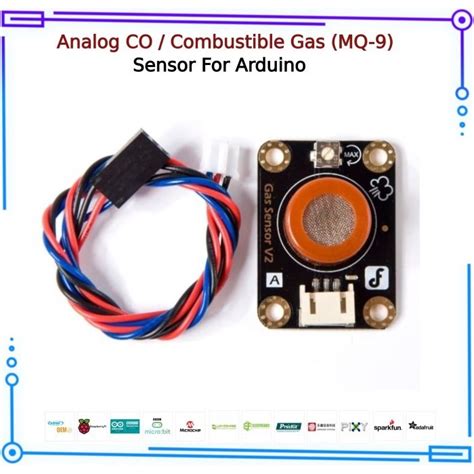Jual Gb99 Dfrobot Gravity Analog Co Combustible Gas Sensor Mq9 For