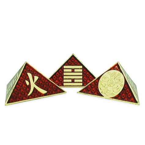 Three Triangular Prisms W Li Hexagram Big Fire Feng Shui Bestbuy