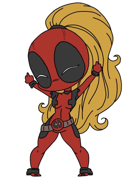 Lady Deadpool Deadpool Chibi Chibi Marvel Deadpool And Spiderman Marvel Dc Comics Marvel