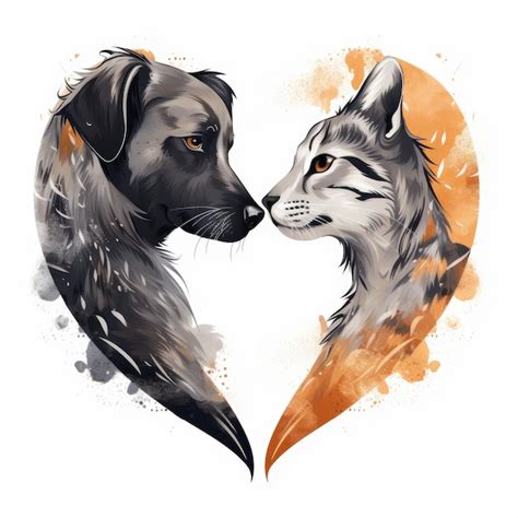 Premium Ai Image Bewitching Brindle A Heartfelt Abstract Mark For A Hound