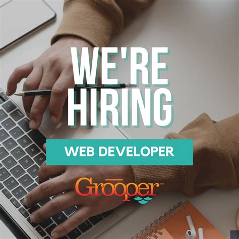 Grooper On Linkedin Webdeveloper Jobopening Joinourteam