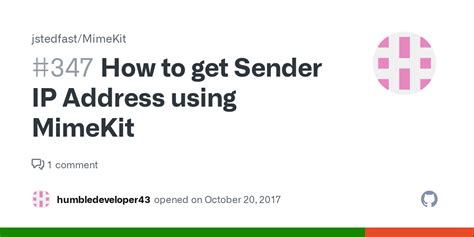 How To Get Sender IP Address Using MimeKit Issue Jstedfast MimeKit GitHub