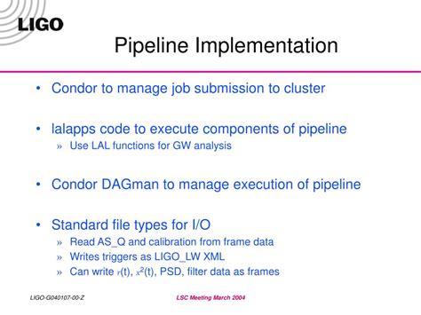 Ppt Automated Pipeline For Binary Inspiral Data Analysis Powerpoint