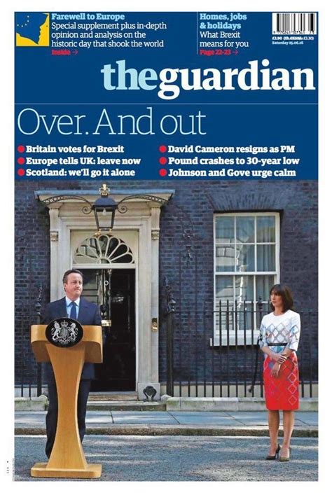 Brexit Newspaper Front Pages The Daily Express And Daily Mails