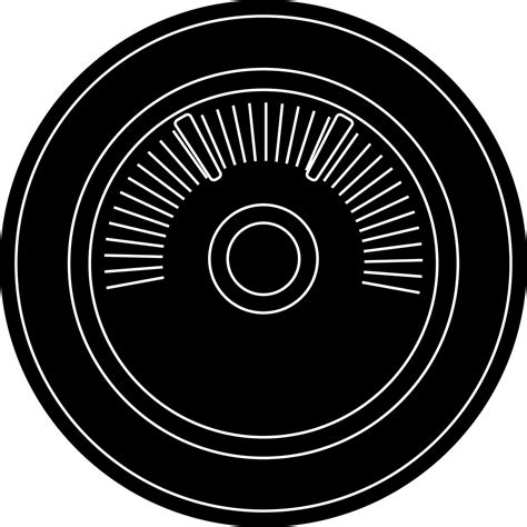 Black And White Speedometer In Flat Style 24391320 Vector Art At Vecteezy