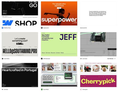 a list of design inspiration lists stefan judis web development