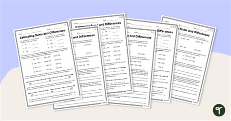 Estimating Sums And Differences By Rounding And Compatible Numbers