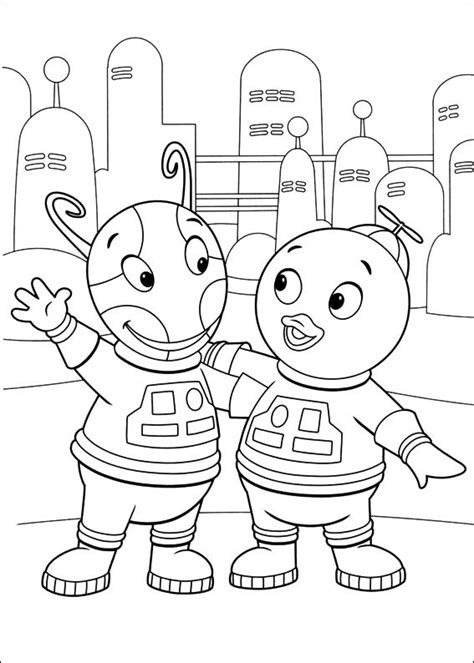 Backyardigans Coloring Sheets The Backyardigans Coloring Page