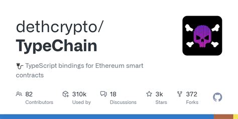 GitHub Dethcrypto TypeChain TypeScript Bindings For Ethereum Smart Contracts