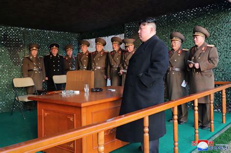 North Koreas Kim Oversees Simulated Nuclear Counterattack Against Us
