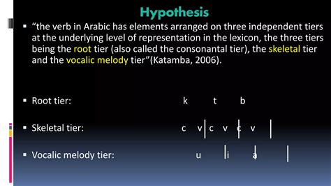 Prosodic Morphology Pptx
