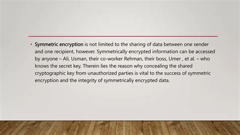 Lec Symmetric And Asymmetric Cryptography Pptx