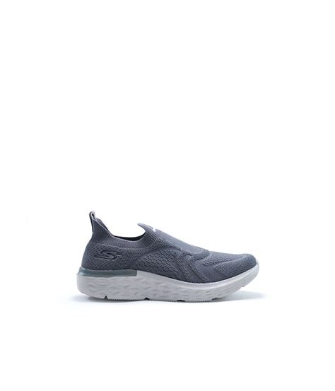 Skc Air Cooled Memory Foam Walk Grey Shoes For Men Flash Footwear
