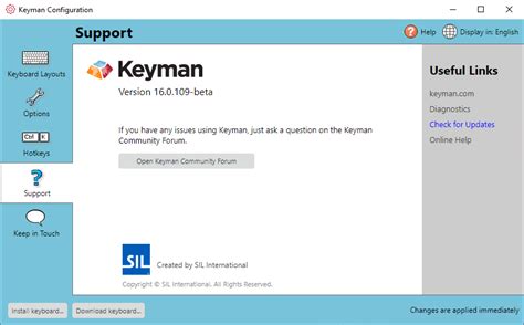 Features Keyman For Windows 180