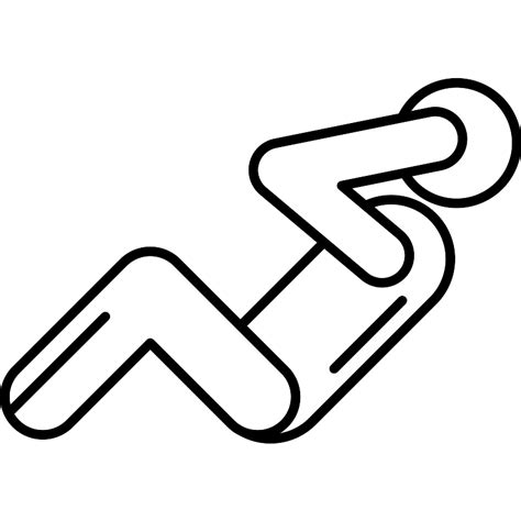 Stick Man Push Up Vector SVG Icon SVG Repo