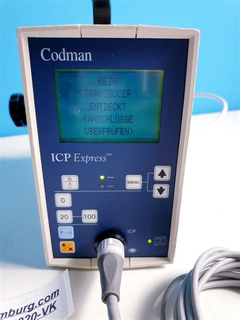 CODMAN 82 6635 ICP EXPRESS MIT KABEL MTC Hamburg Gebrauchte Medizintechnik