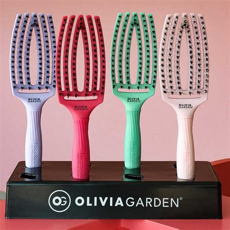 Olivia Garden Olivia Garden Fingerbrush Care Iconic Boarandnylon Lavender
