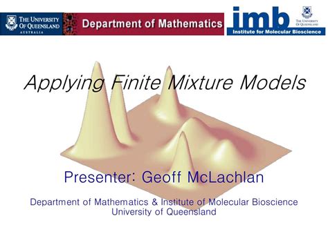 Ppt Applying Finite Mixture Models Powerpoint Presentation Free