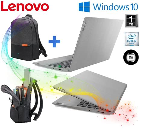 Lenovo IdeaPad 3 I3 10110U 4GB 1TB HDD Laptop Everki Laptop Backpack Raines Africa