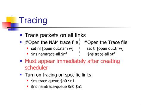 Ns 2 Network Simulator An Introduction Ppt