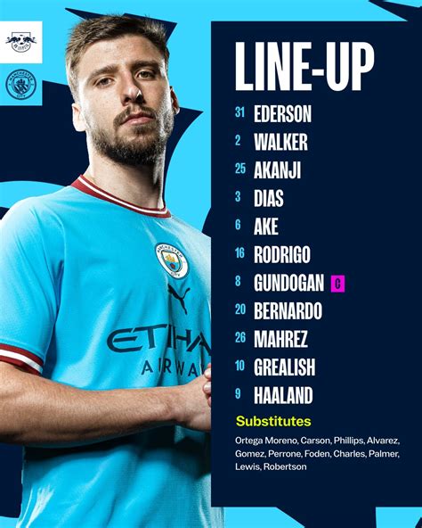 홀란 선발 맨시티 라이프치히 원정 선발 명단 발표 Ucl 라인업 네이트 스포츠