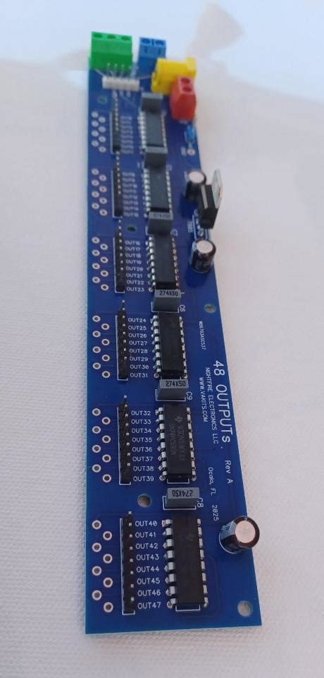 48 Output Driver Expansion Pcb Kit For Arduino Nightfire Electronics Llc
