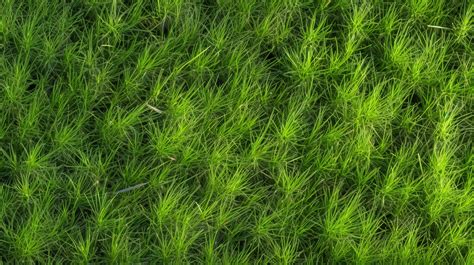 Continuous Horizontal Pattern Of Grass Textured Human Footprints