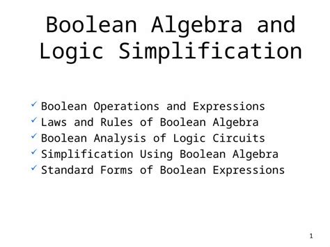 Ppt Boolean Algebra Dokumen Tips