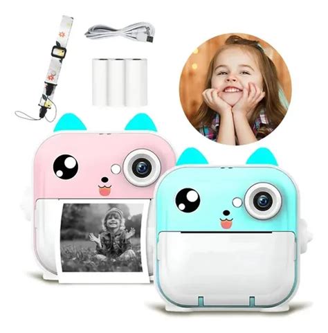 Cámara Fotográfica Para Niños Impresora Instantánea De Jueg Cuotas