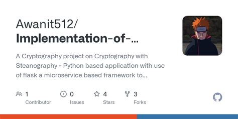 GitHub Awanit Implementation Of Securing Data Using Crypto And Stegano A Cryptography