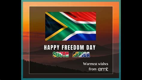 Happy Freedom Day, South Africa! | emt - YouTube