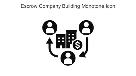 Escrow Company Building Monotone Icon In Powerpoint Pptx Png And