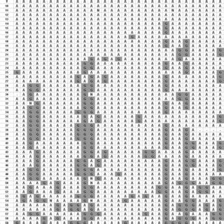 Multiple Alignment Of Editing Locations Graphical Representation Of Download Scientific