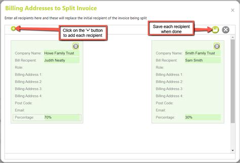Splitting Invoices Abtrac Support