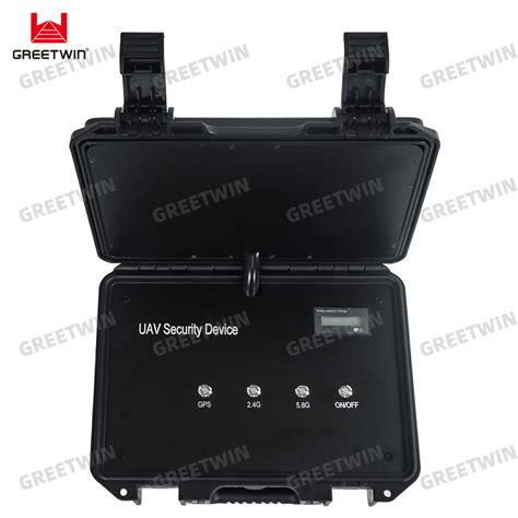 Portable Suitcase Anti Drone 1 5g 2 4g 5 8g Tri Band 1km Range Drone Jammer