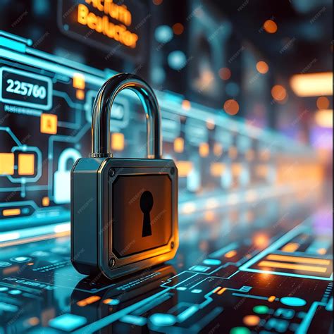 Abstract Internet Cyber Security Conceptgenerative Ai Premium Ai Generated Image